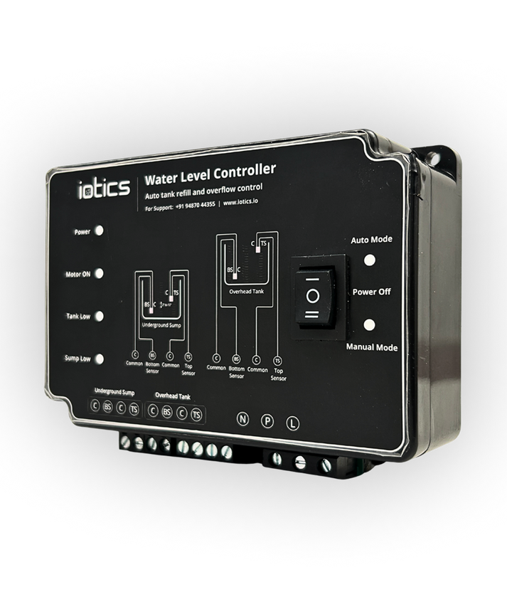 Automatic Water Level Controller for Home & Commercial Use | iotics